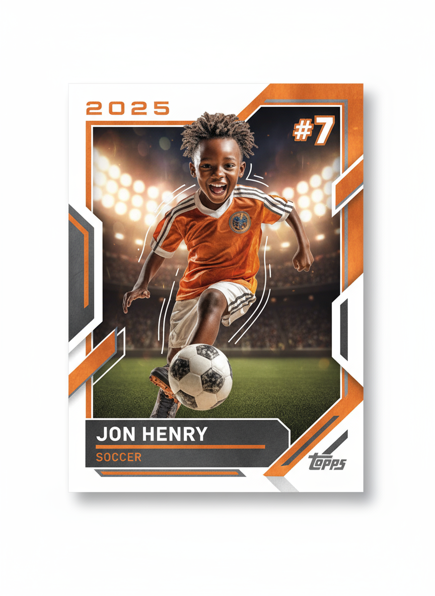 Sports Card Generator - Create Custom Trading Cards with AI